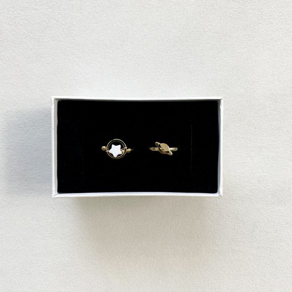 Free People | Jewelry | Golden Space Themed Ring Set | Poshmark